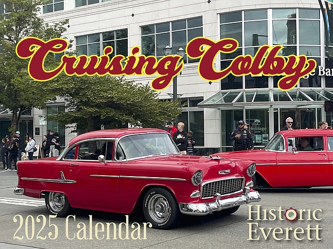 Historic Everett calendar for 2025 shows off cars | Snohomish County ...
