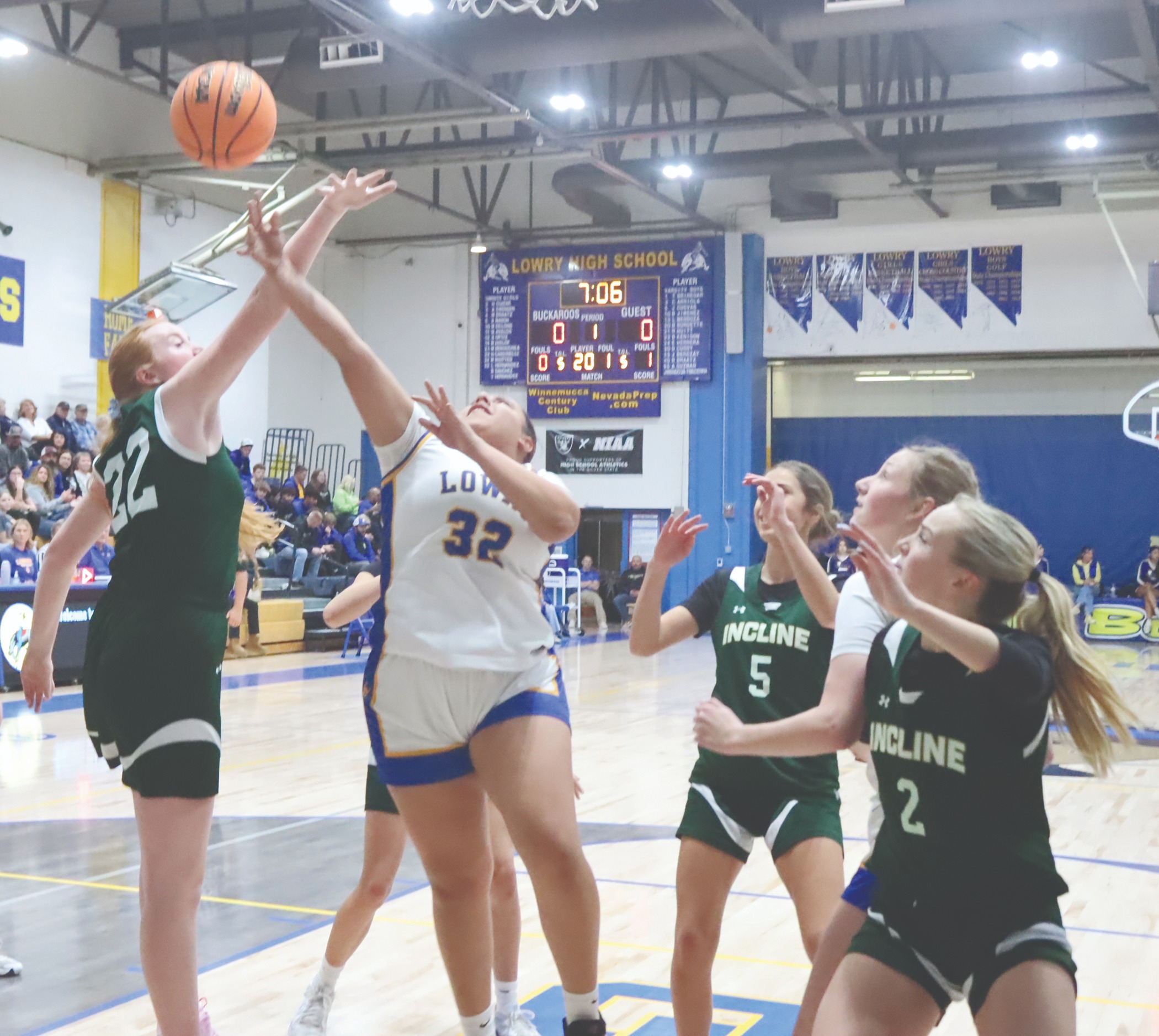 Lowry girls split with over Incline, South Tahoe | Great Basin Sun